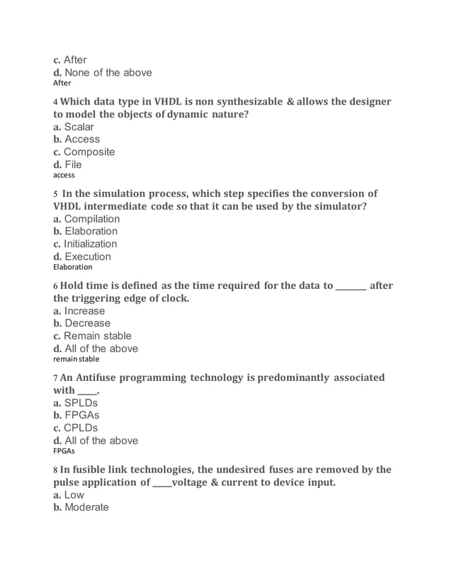 Vhdl | DOCX | Programming Languages | Computing