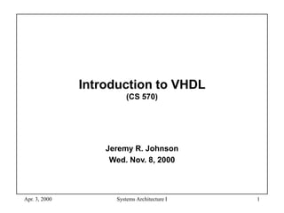 vhdl.ppt Verilog Hardware Description Language | PPT
