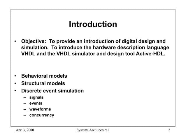 Vhdl Ppt Verilog Hardware Description Language Ppt
