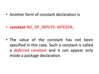 VHDL power point presentation for beginners | PPT