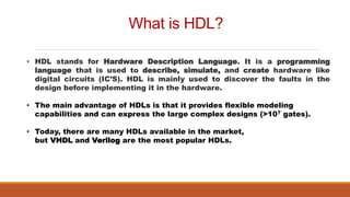 VHDL for beginners in Printed Circuit Board designing | PPT