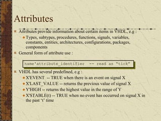 VHDL-Data-Types.ppt | Programming Languages | Computing