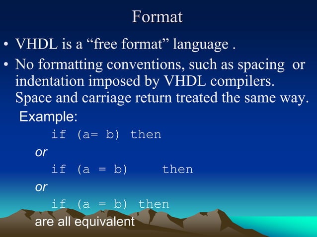 VHDL-PRESENTATION.ppt | Programming Languages | Computing