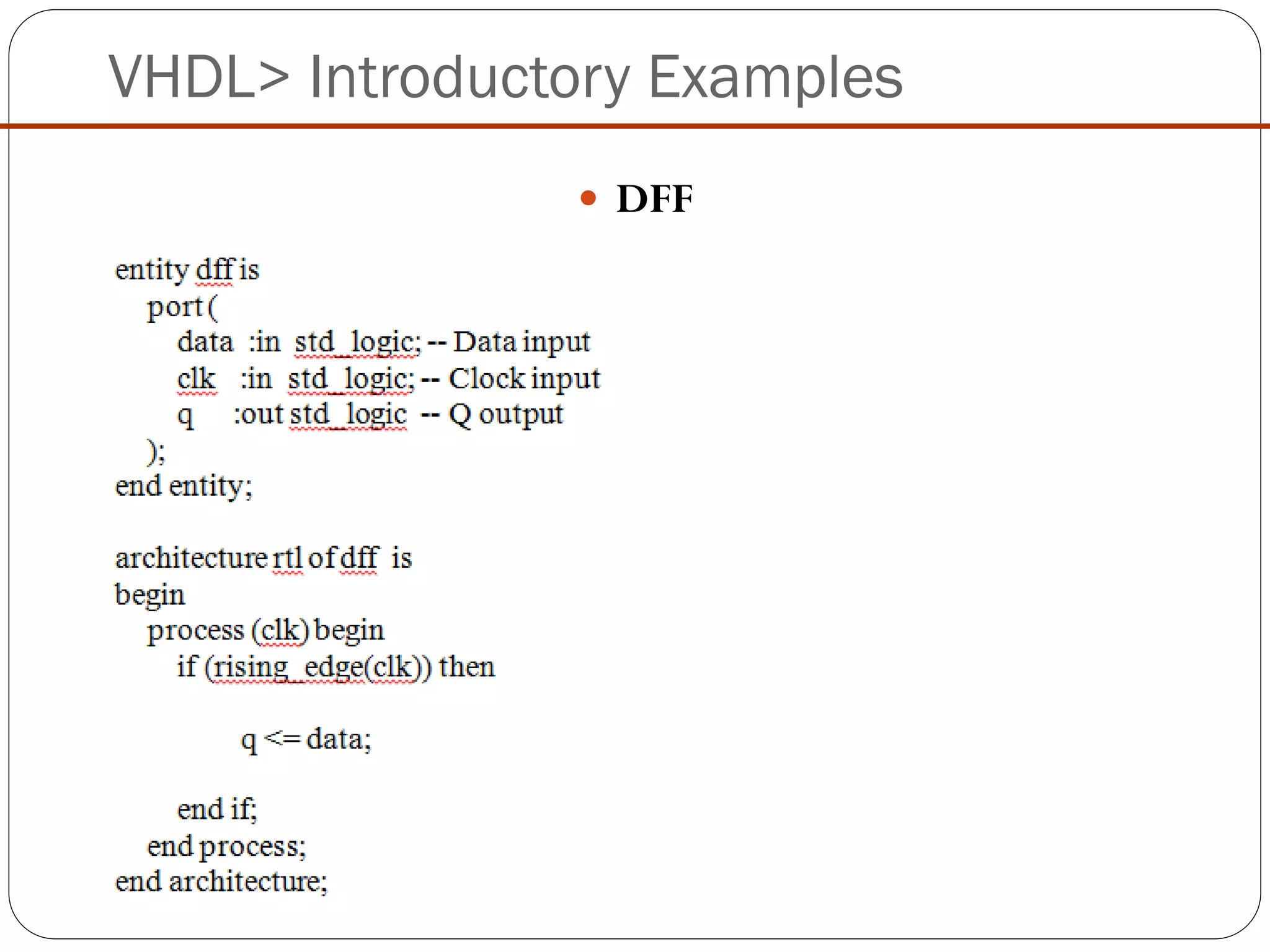 Vhdl 1 | PPT