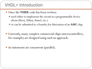Vhdl 1 | PPT