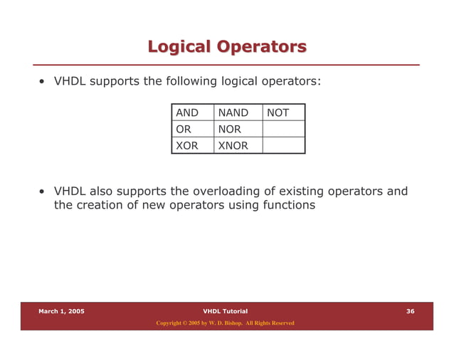 Vhdl ppt | PPT Vhdl ppt | PPT