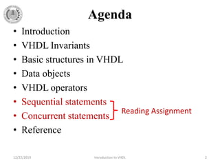 Introduction to VHDL | PPT