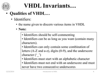 Introduction to VHDL | PPT