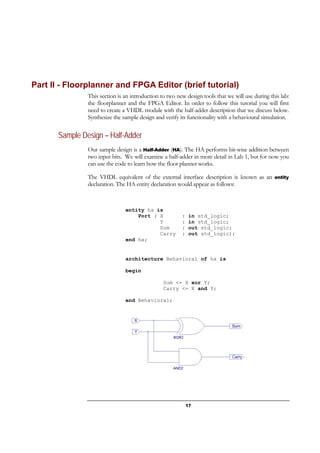 Vhdl design flow | PDF