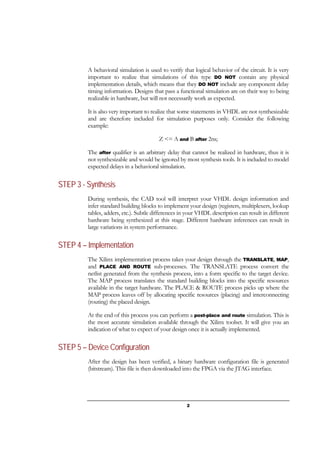 Vhdl design flow | PDF