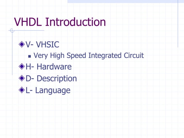 Vhdl introduction | PDF