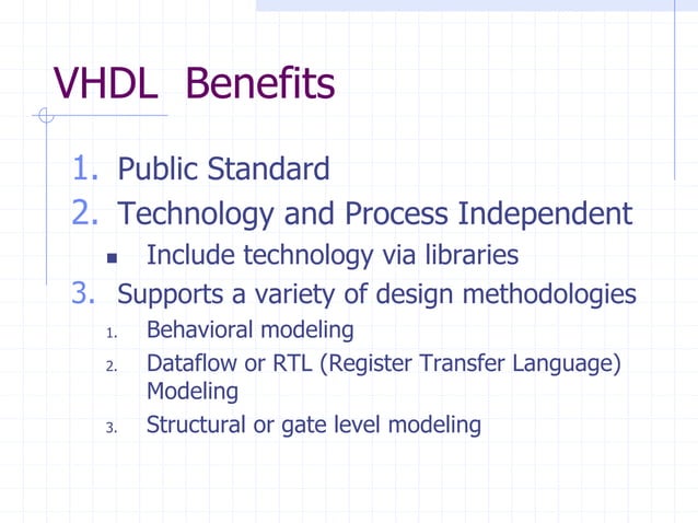 Vhdl introduction | PDF