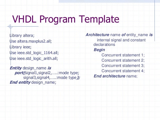 Vhdl Introduction