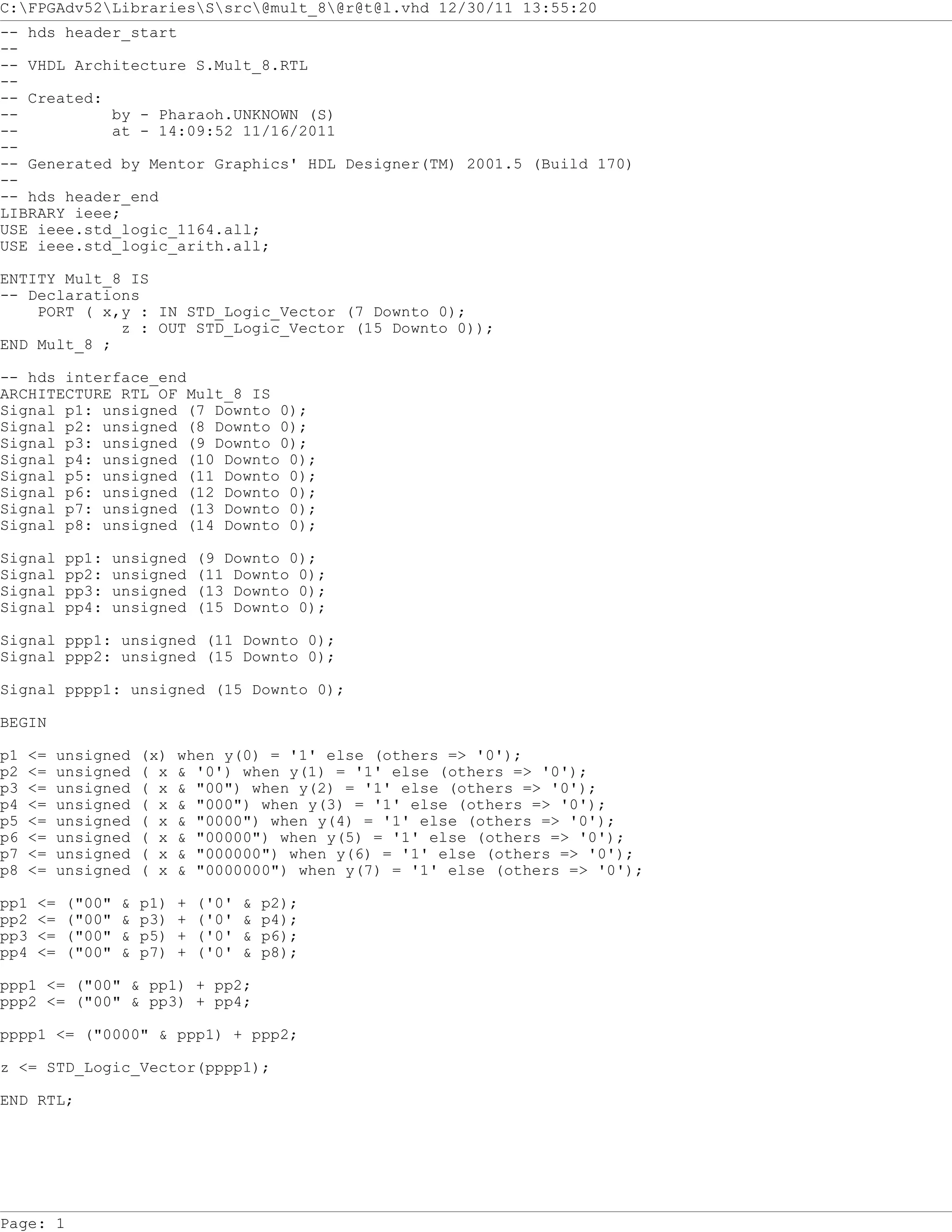 Vhdl practical exam guide | PDF