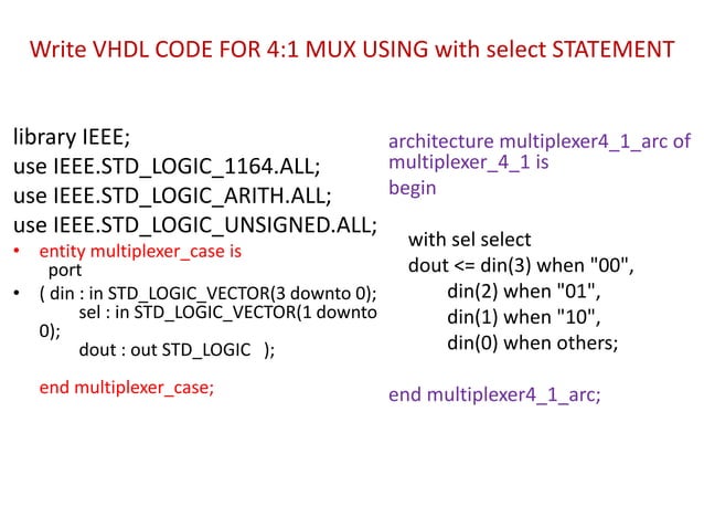 Vhdl programming | PPTX | Programming Languages | Computing Vhdl programming | PPTX | Programming Languages | Computing