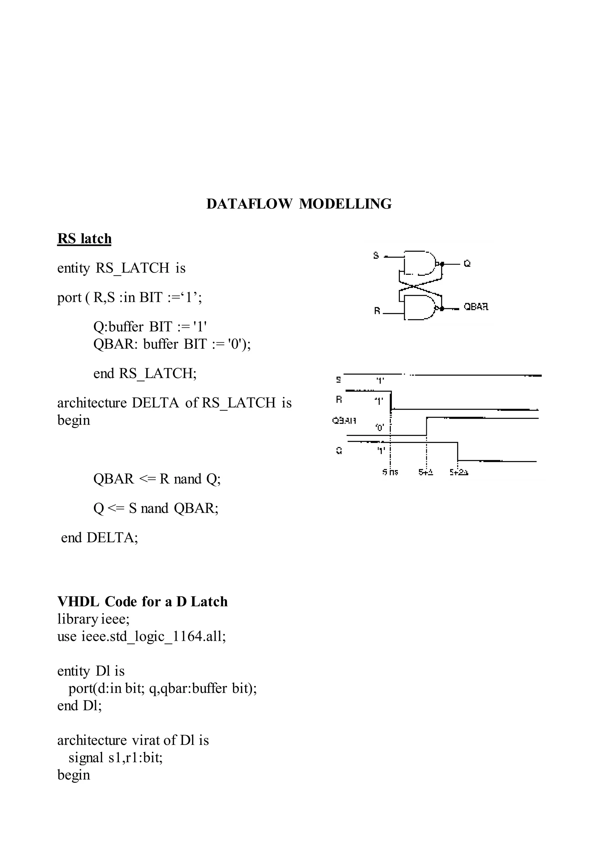 Vhdl programs | PDF