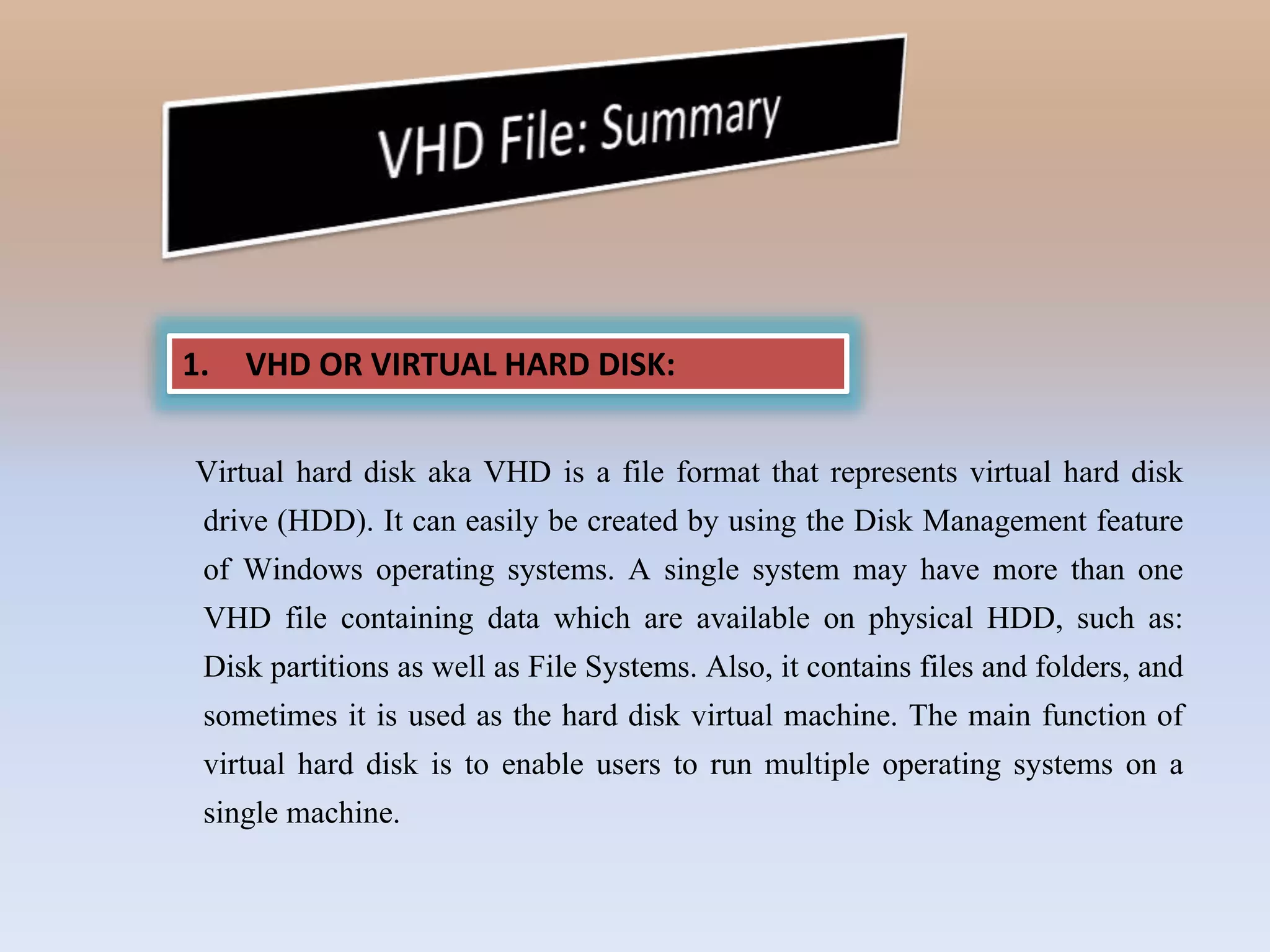 VHD Recovery Tool | PPSX