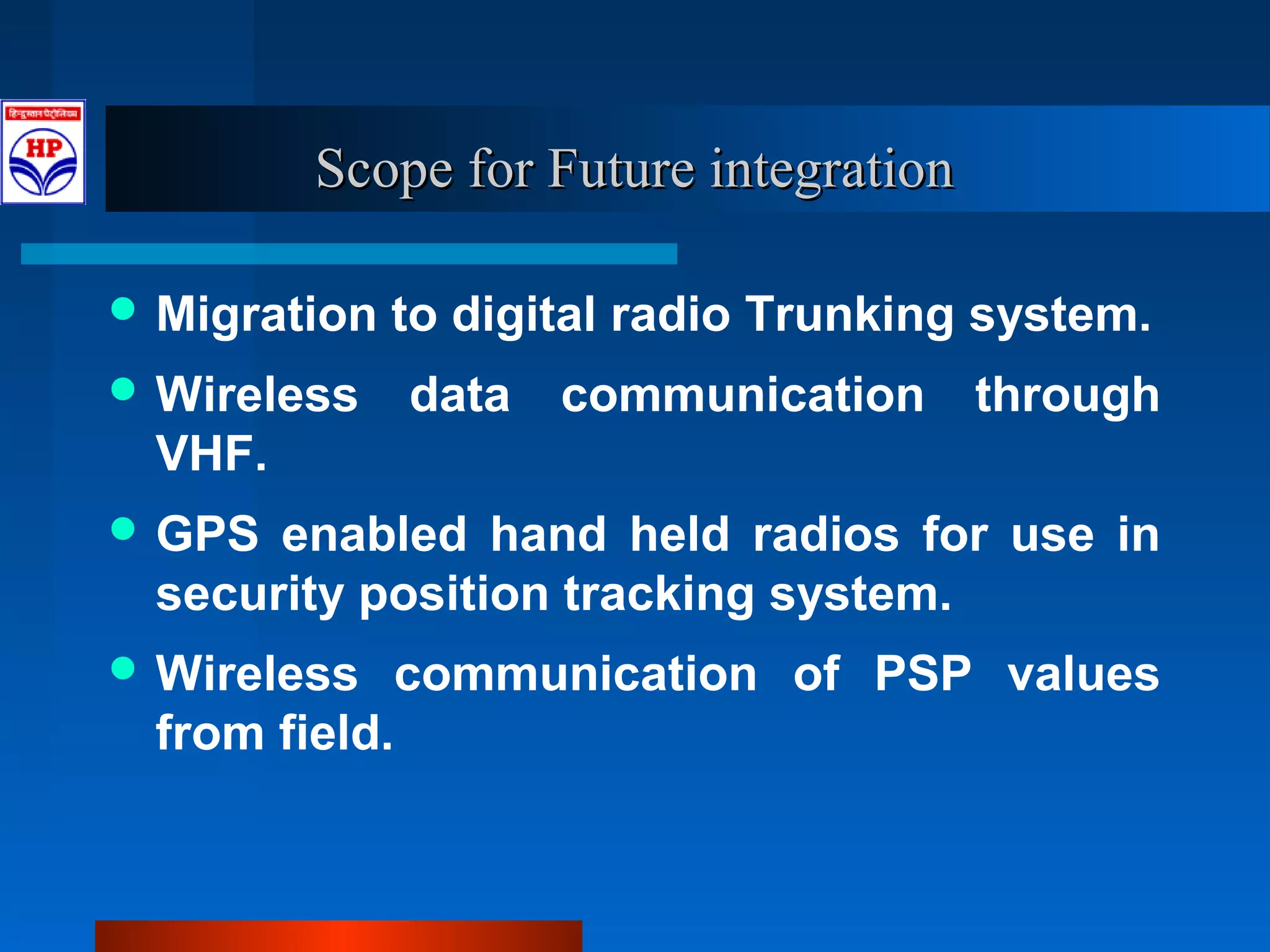 Vhf communication system for cross country pipelines | PPT