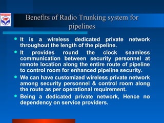 Vhf communication system for cross country pipelines | PPT
