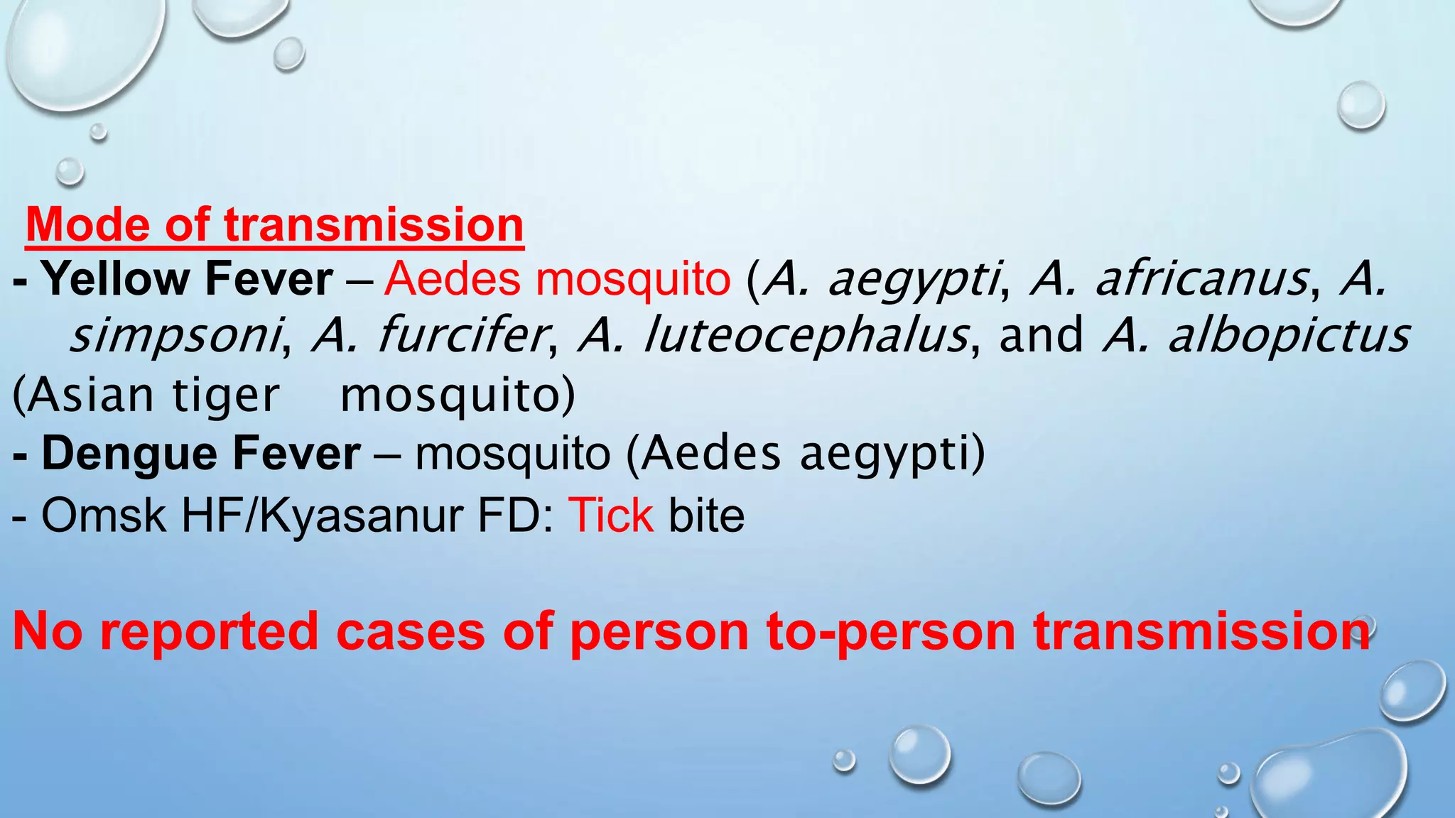 Viral Hemorrhagic Fevers | PPTX
