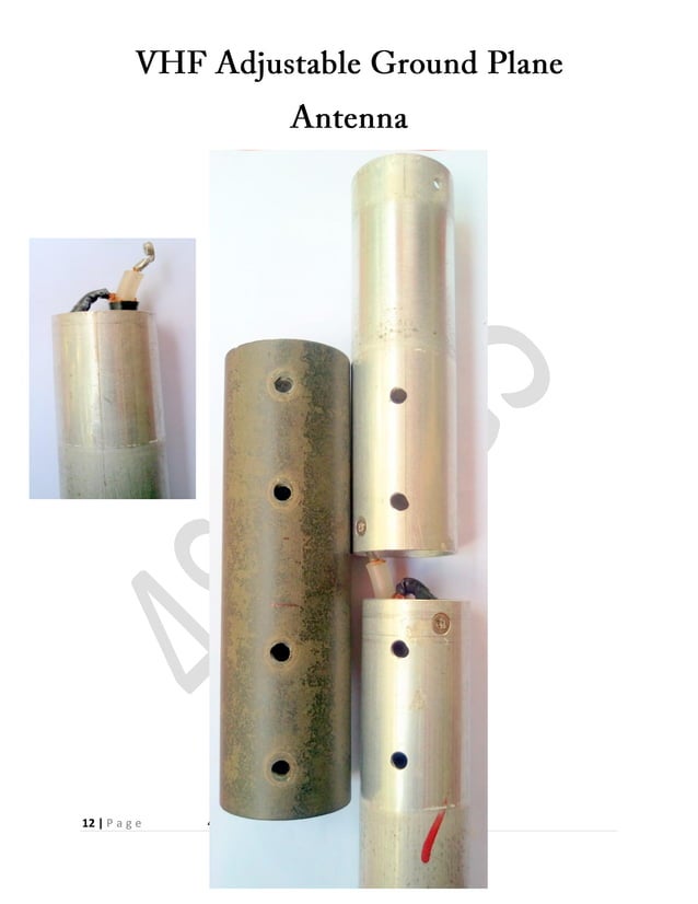 Adjustable Ground Plane Antenna | PDF