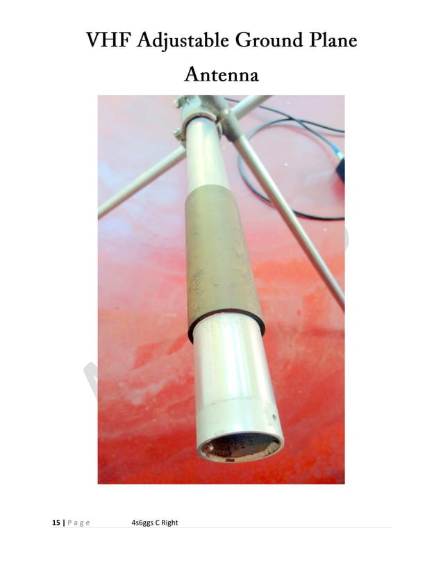 Adjustable Ground Plane Antenna | PDF | Free Download