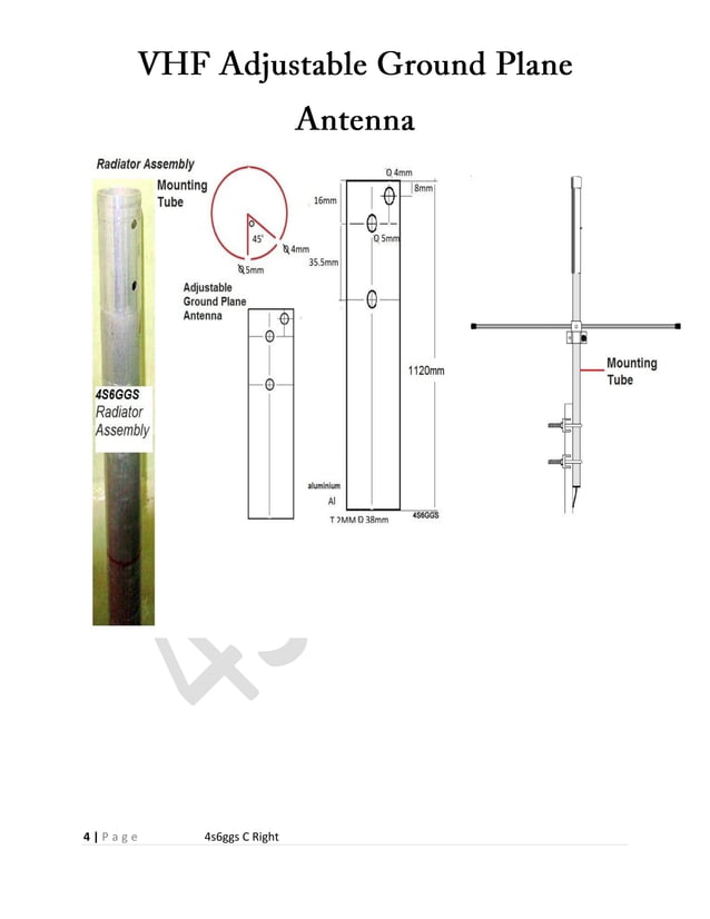 Adjustable Ground Plane Antenna | PDF | Free Download