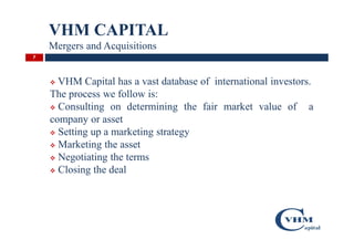 VHM Capital presentation | PDF