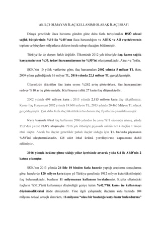 İlaç israfı Uzm.ecz isa badur | PDF
