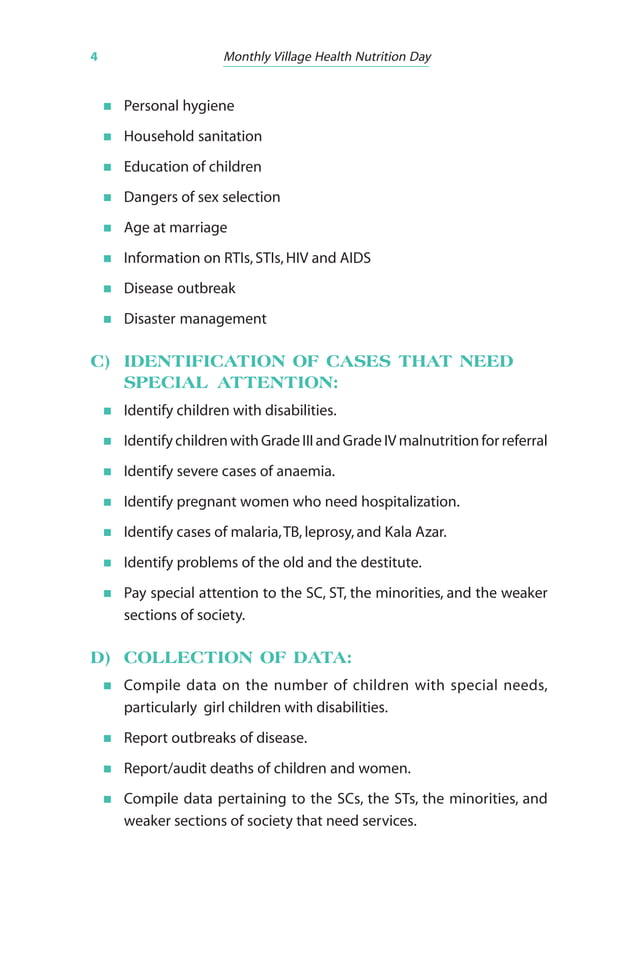 VHND guidelines | PDF