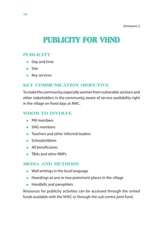 VHND guidelines | PDF