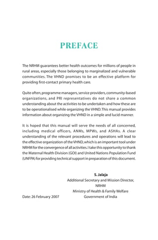 VHND guidelines | PDF