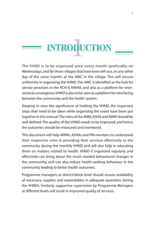 VHND guidelines | PDF