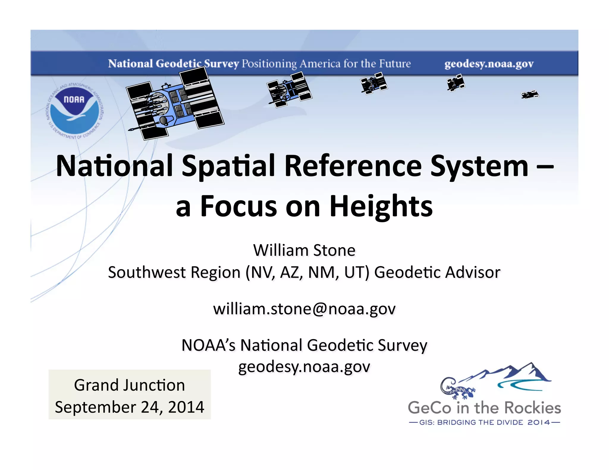 Stone national spatial reference system heights | PPT