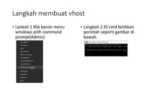 Membuat Vhost di Xampp | PPT