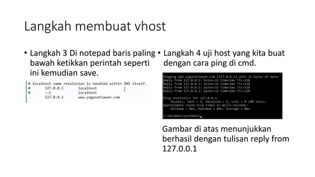 Membuat Vhost di Xampp | PPT
