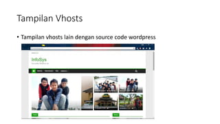 Membuat Vhost di Xampp | PPT