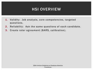 The Case for Structured Interviews | PDF