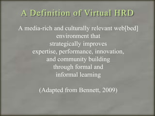 Exploring the Emergence of Virtual Human Resource Development | PPTX ...