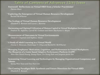Exploring the Emergence of Virtual Human Resource Development | PPTX ...