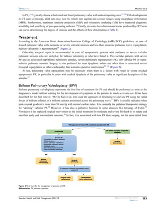 pulmonary valve stenosis from diagnosis | PDF