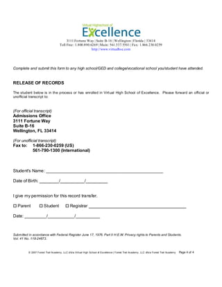 Vhse application | PDF