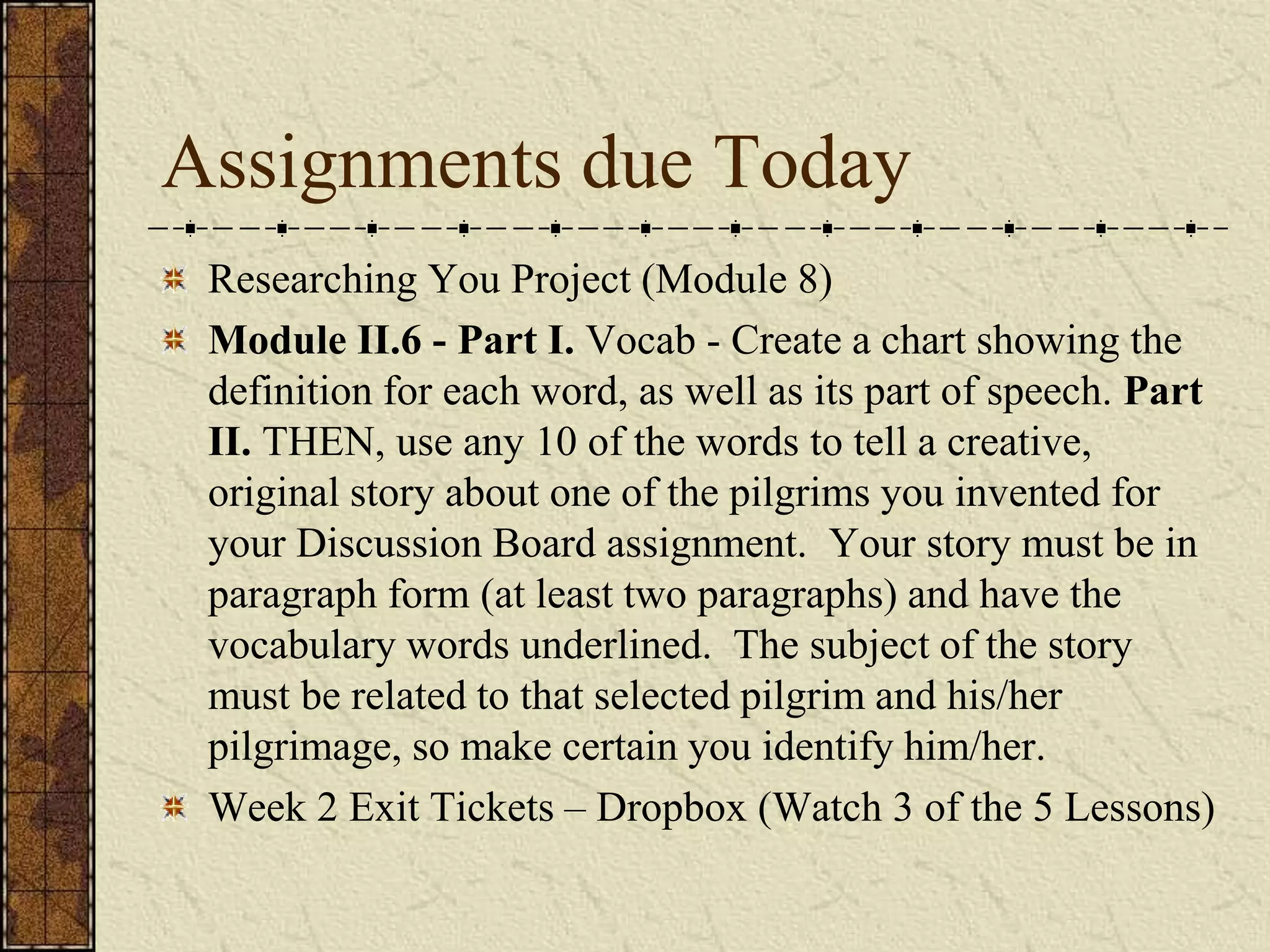 Vhs mod 2 nun's priest's tale | PPTX