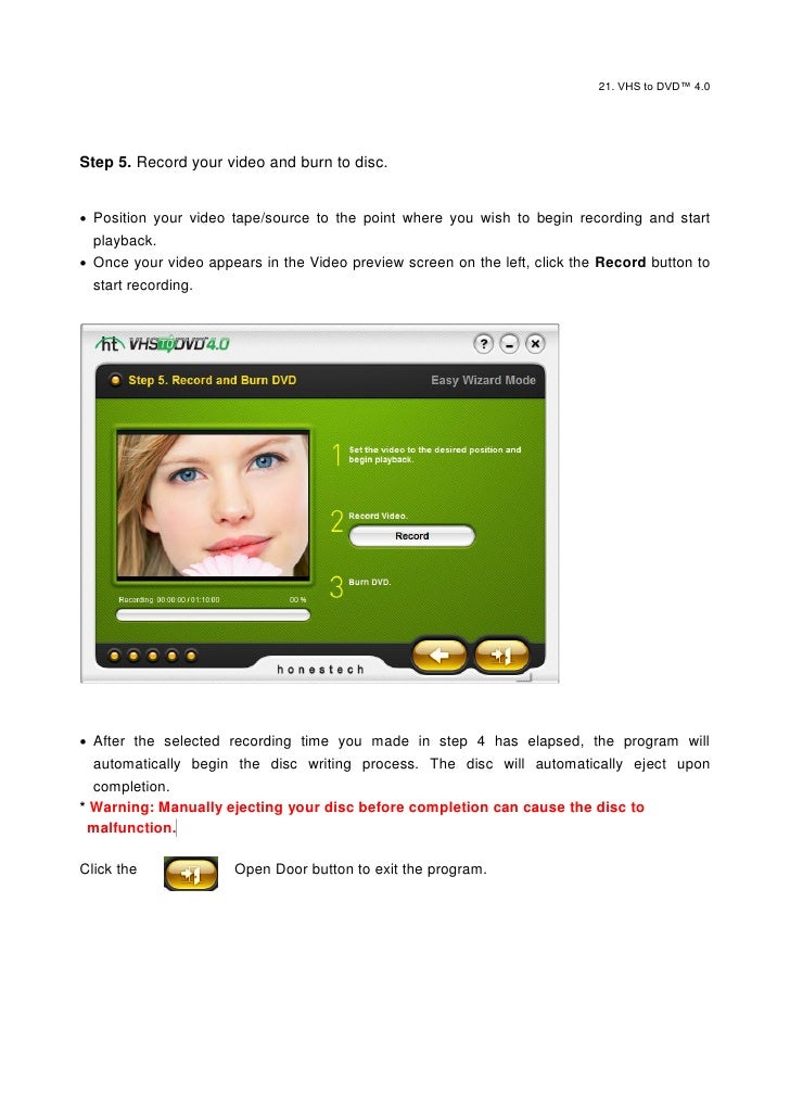 Honestech vhs to dvd 3.0 se burning failed - dadcc