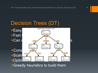 VHT: Vertical Hoeffding Tree (IEEE BigData 2016) | PPT