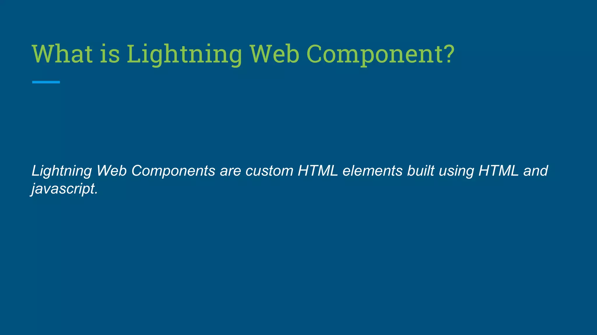 Lightning web components - Introduction, component Lifecycle, Events, decorators and todo recipe ...