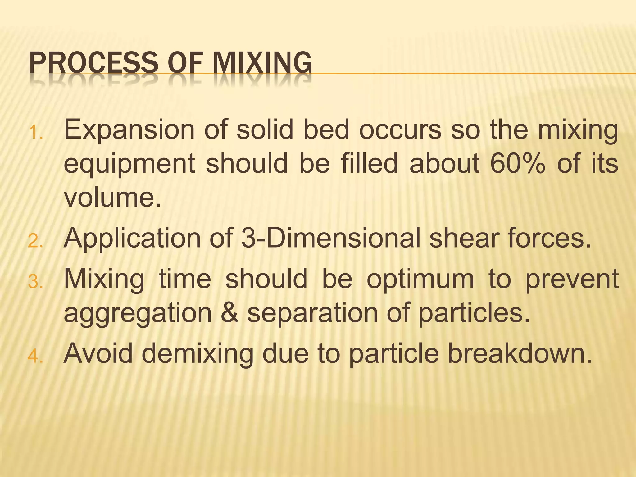 Pharmaceutical Mixing & Homogenization | PPTX