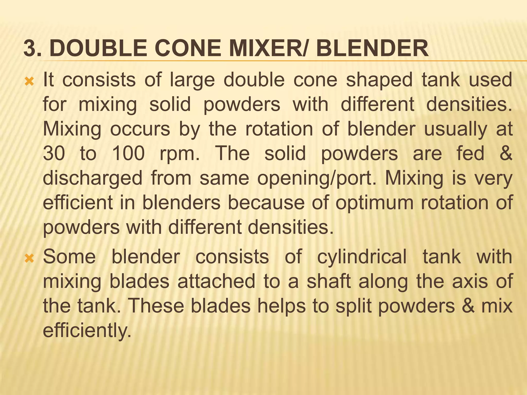 Pharmaceutical Mixing & Homogenization | PPTX
