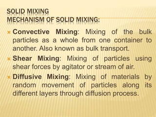 Pharmaceutical Mixing & Homogenization | PPTX