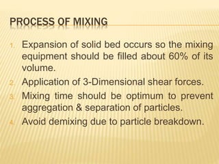 Pharmaceutical Mixing & Homogenization | PPTX
